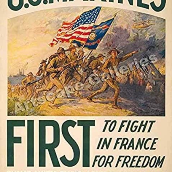 Other | Usmarines First To Fight Poster | Poshmark